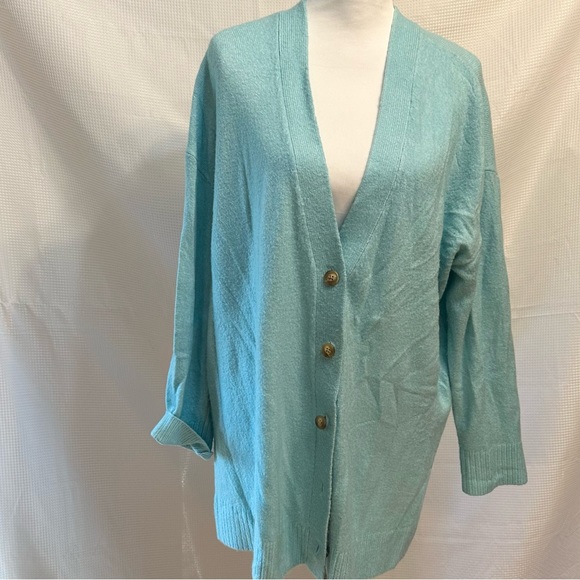 Talbots | Sweaters | Talbots Sea Foam Green Kit Cardigan Sweater X ...